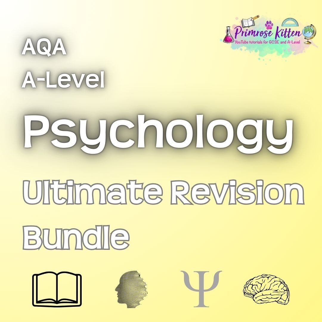 AQA A-Level Psychology | Ultimate Revision Bundle– Primrose Kitten